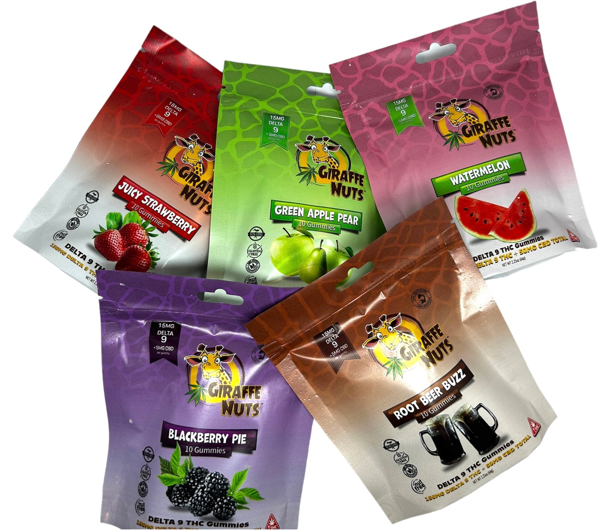 Giraffe Nuts Delta 9 Gummies & Delta 8 Gummies – Giraffe Oasis